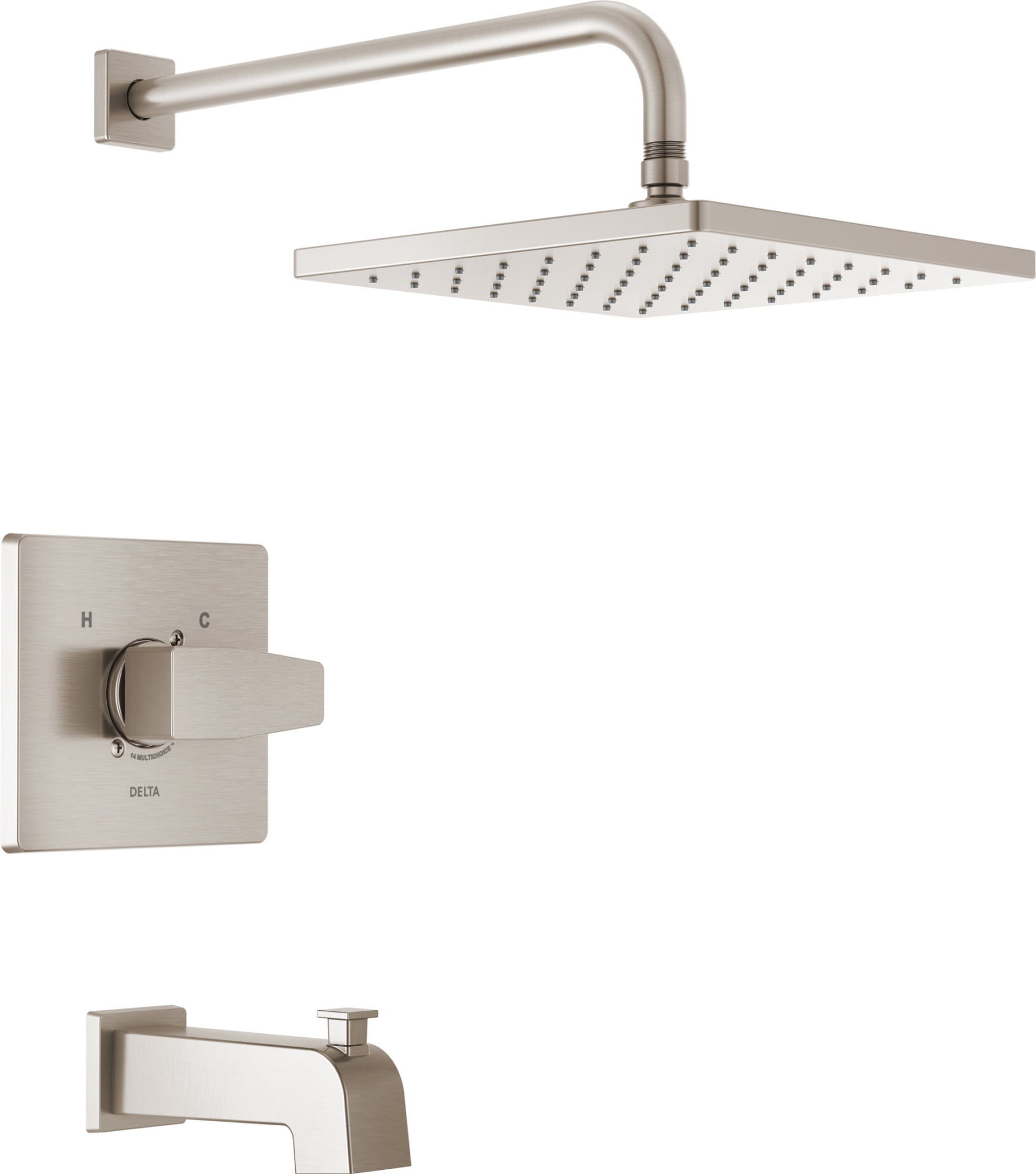 Delta T14468-Pp Modern Monitor 14 Series Tub And Shower Trim Package ...