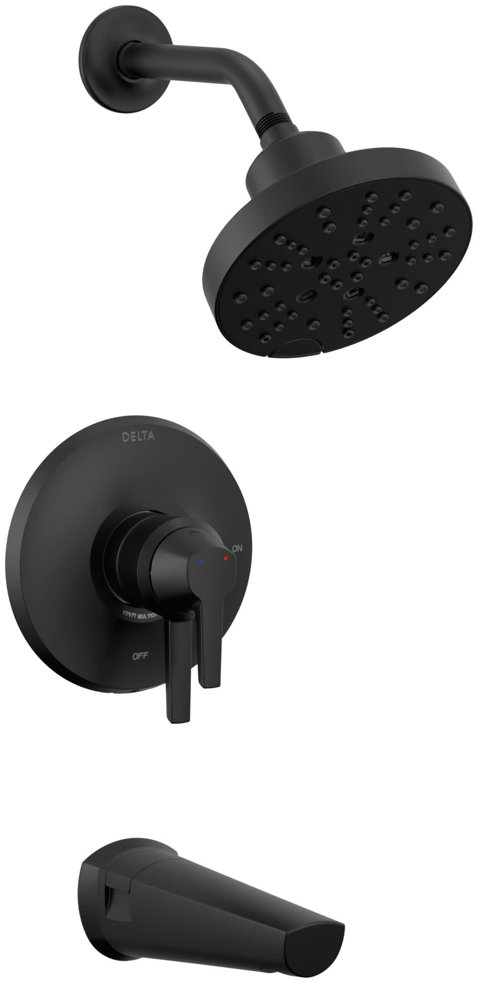 Delta T17472 Galeon Monitor 17 Collection, Faucet Wall Mount Showerhead ...