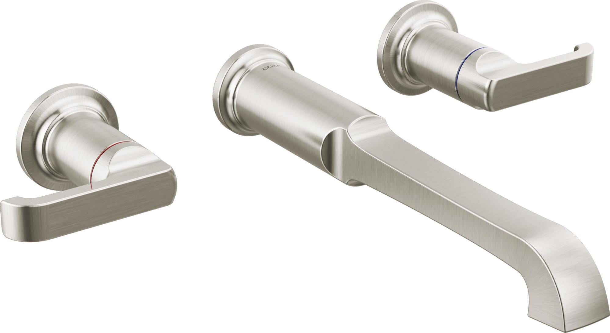 Delta T5789-Lhp-Wl Tetra Wall Mounted Two Handle Tub Filler - Lumicoat ...