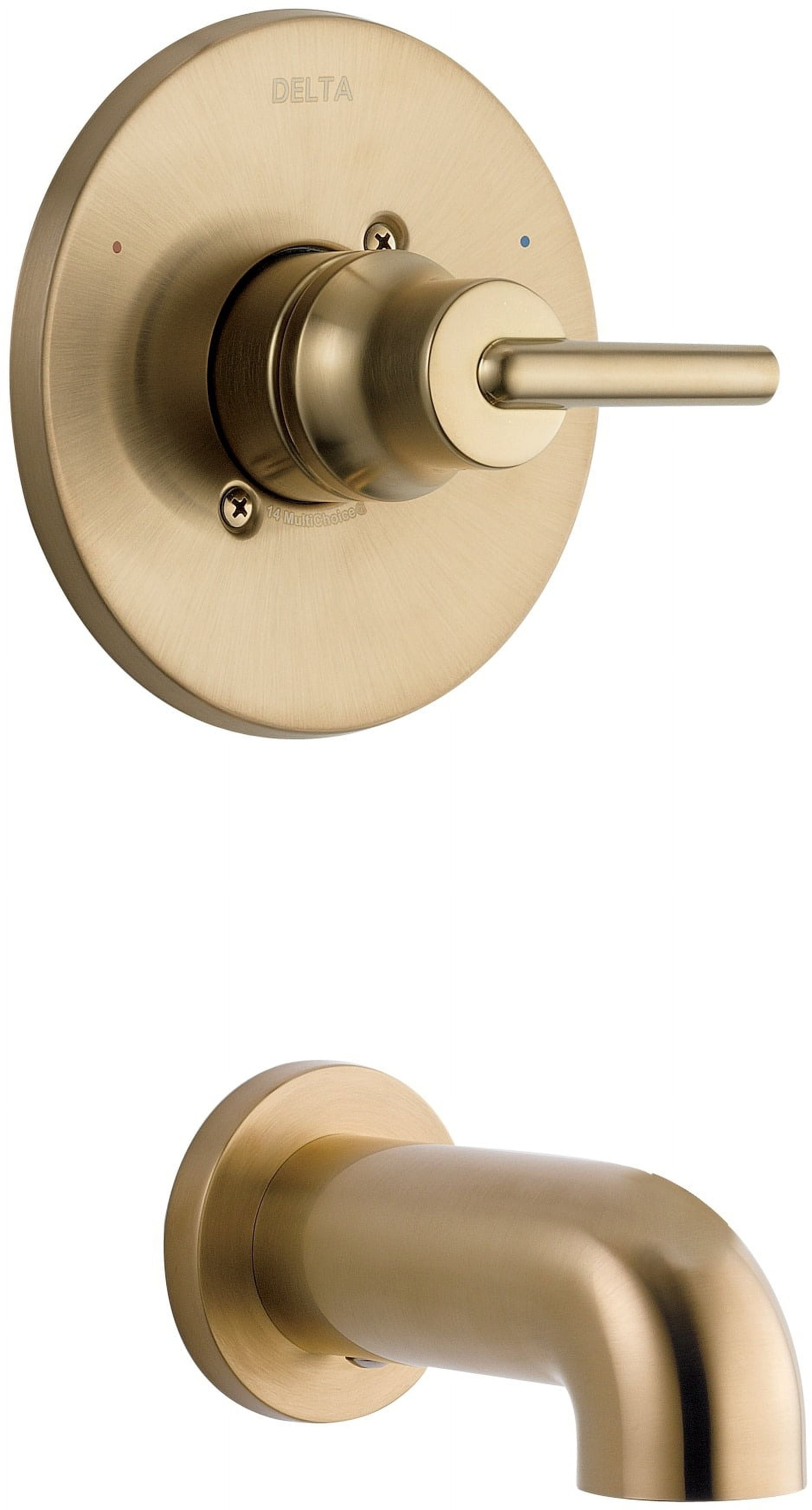 Delta Trinsic MonitorÂ® 14 Series Tub Trim in Champagne Bronze ...