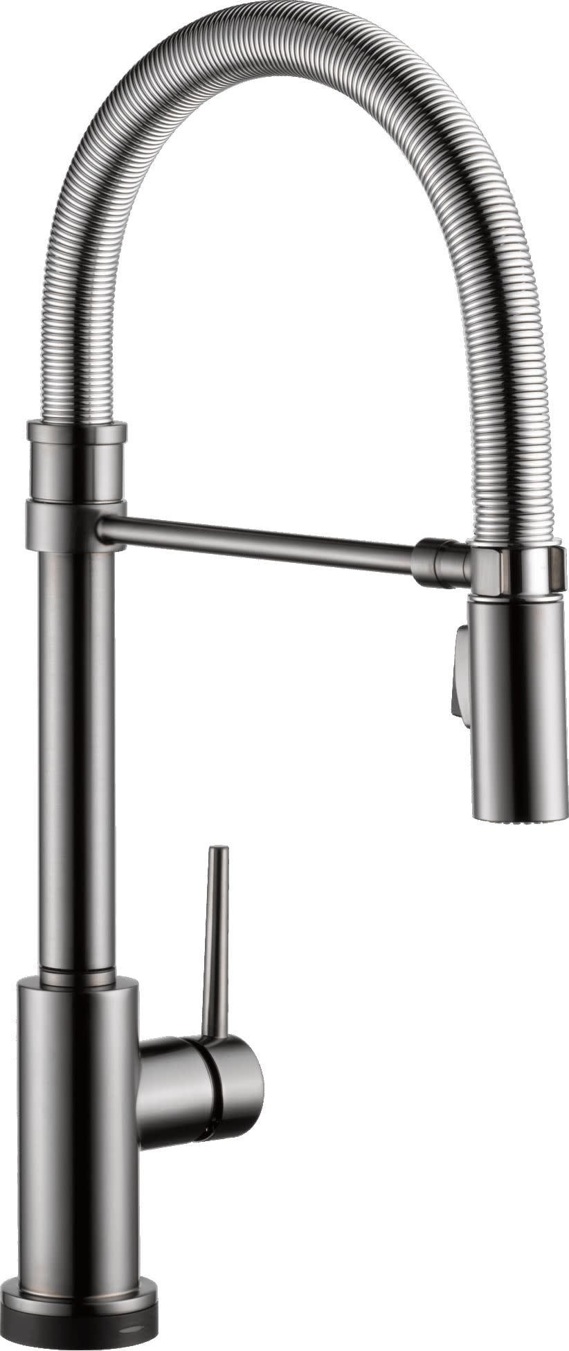 Delta Trinsic Single Handle Pull-Down Spring Spout Kitchen Faucet with ...