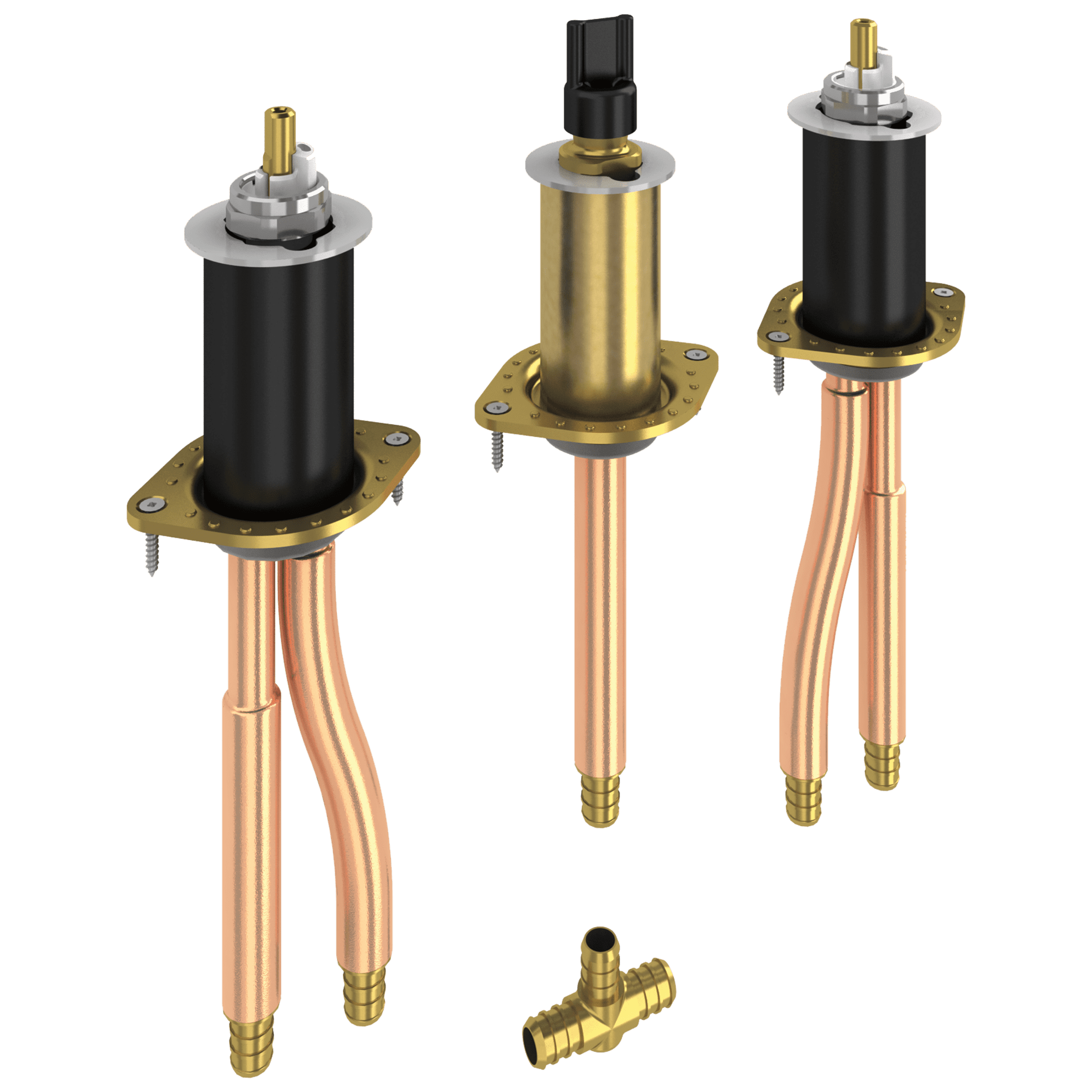 Delta Two Handle Roman Tub Rough-In Kit with PEX Crimp R2707-PX ...