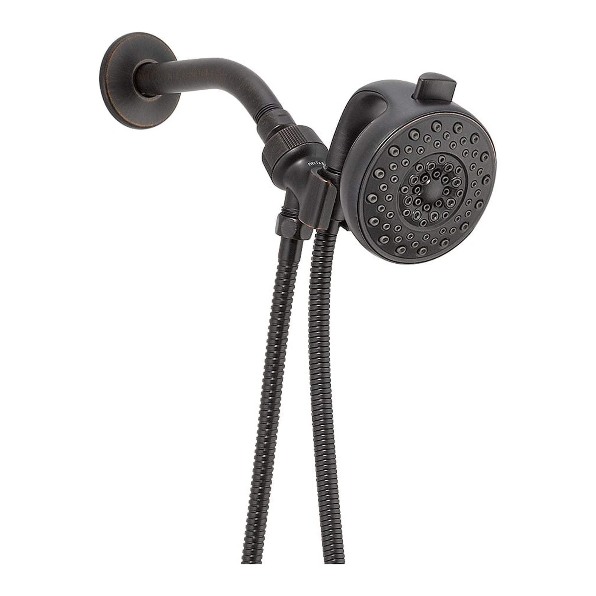 Delta Universal Showering Components Palm 4-Setting Shower Mount Hand ...