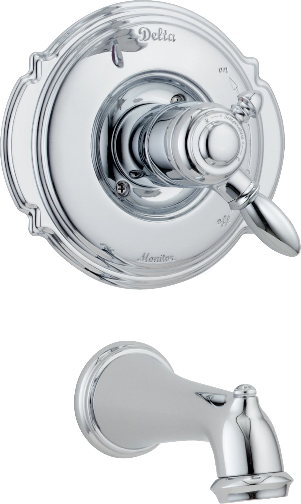 Delta Victorian Monitor 17 Series Tub Trim, Chrome - Walmart.com