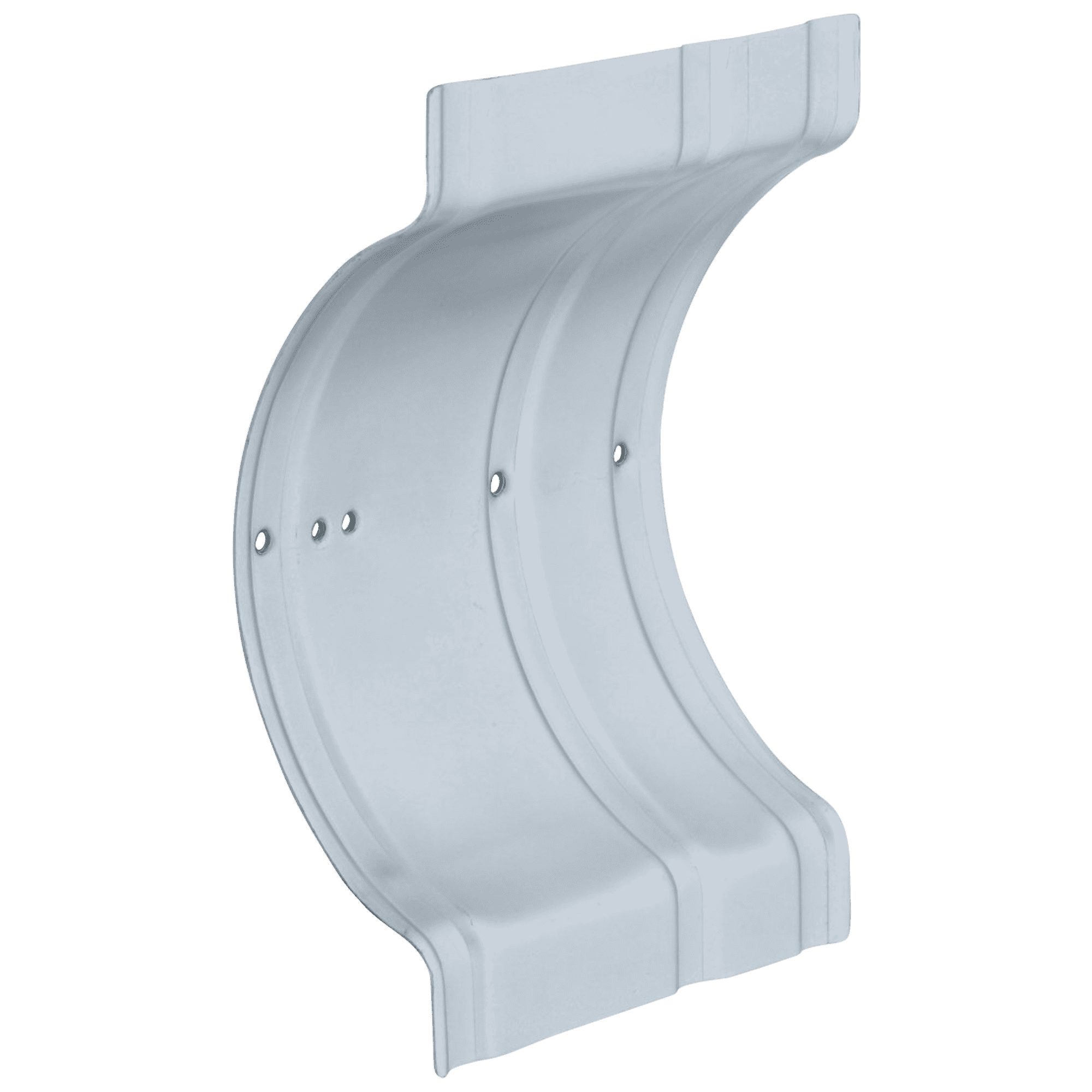 DeltaCommercial Commercial Recessed Wall Clamp Zinc Plated in Chrome ...