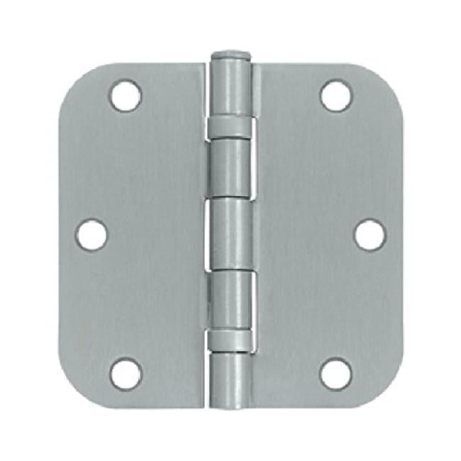 Deltana 3.5 x 3.5 x 0.62 in. Radius Hinge Residential Thickness Steel ...