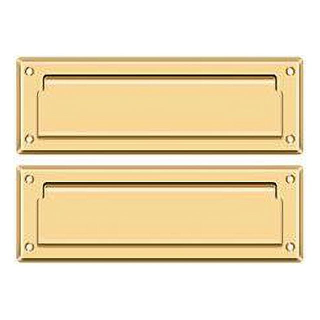 Deltana MS627CR003 8 7/8-Inch Mail Slot with Solid Brass Back Plate ...