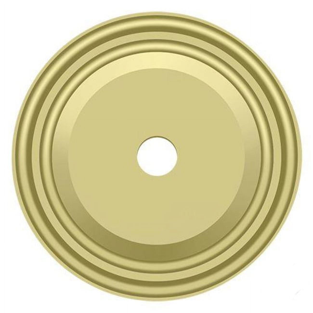 Deltana BPRC150U3 Base Plate for Knobs, 1-1/2" Diam. in Polished Brass ...