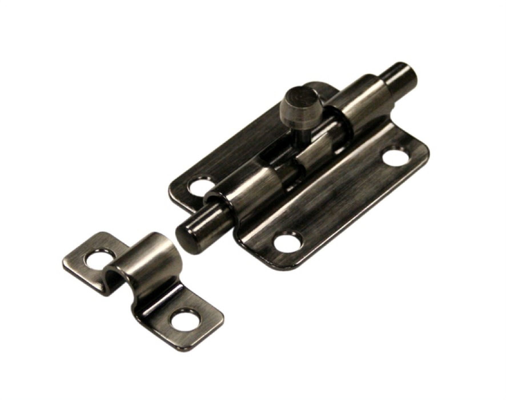 Deltana 3Bb 3" Solid Brass Barrel Bolt - Nickel - Walmart.com