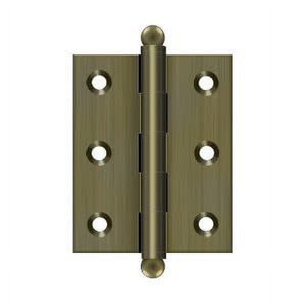 Deltana Ch2520 2-1/2" X 2" Solid Brass Cabinet Hinge - Brass - Walmart.com
