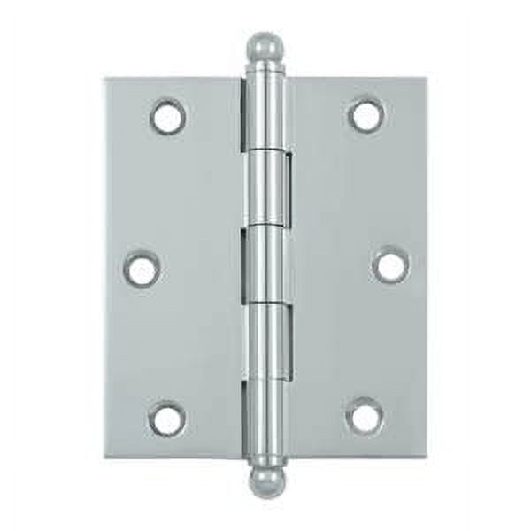 Deltana Ch3025 3" X 2-1/2" Solid Brass Cabinet Hinge - Chrome - Walmart.com