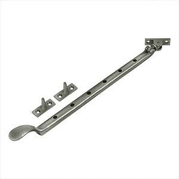 Deltana Csa13 Colonial 13" Solid Brass Window Casement Stay Adjuster - Nickel - Walmart.com