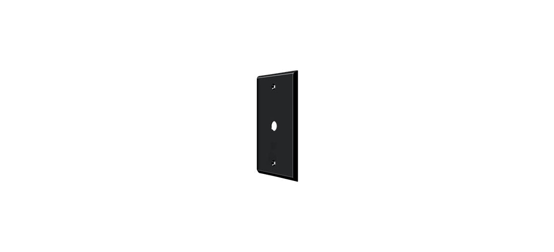 Deltana CPC4764U19 Switch Plate, Cable Cover Plate in Paint Black ...