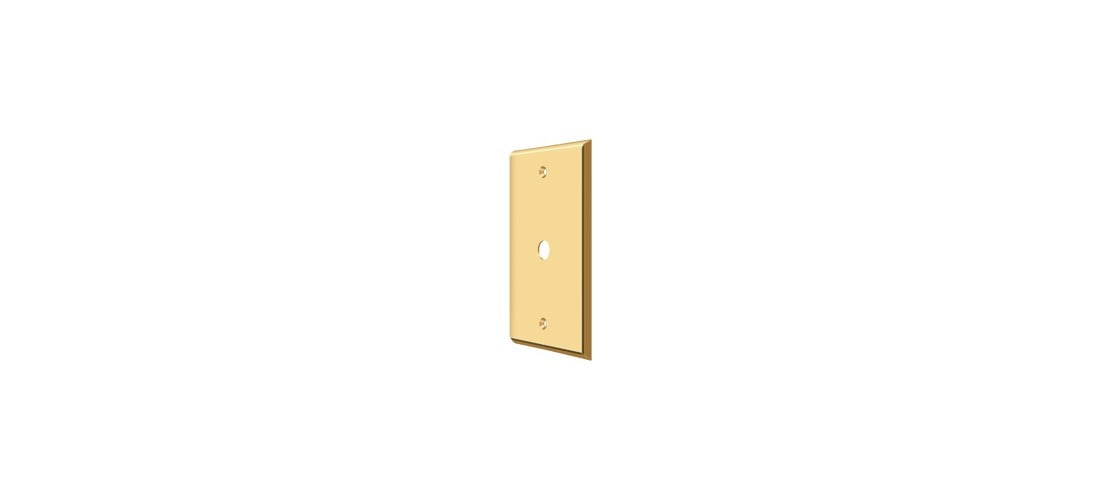 Deltana CPC4764CR003 Switch Plate, Cable Cover Plate in PVD Polished ...
