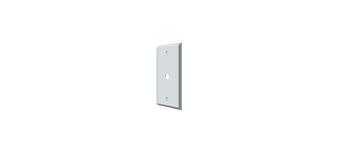 Deltana CPC4764U26 Switch Plate, Cable Cover Plate in Polished Chrome ...