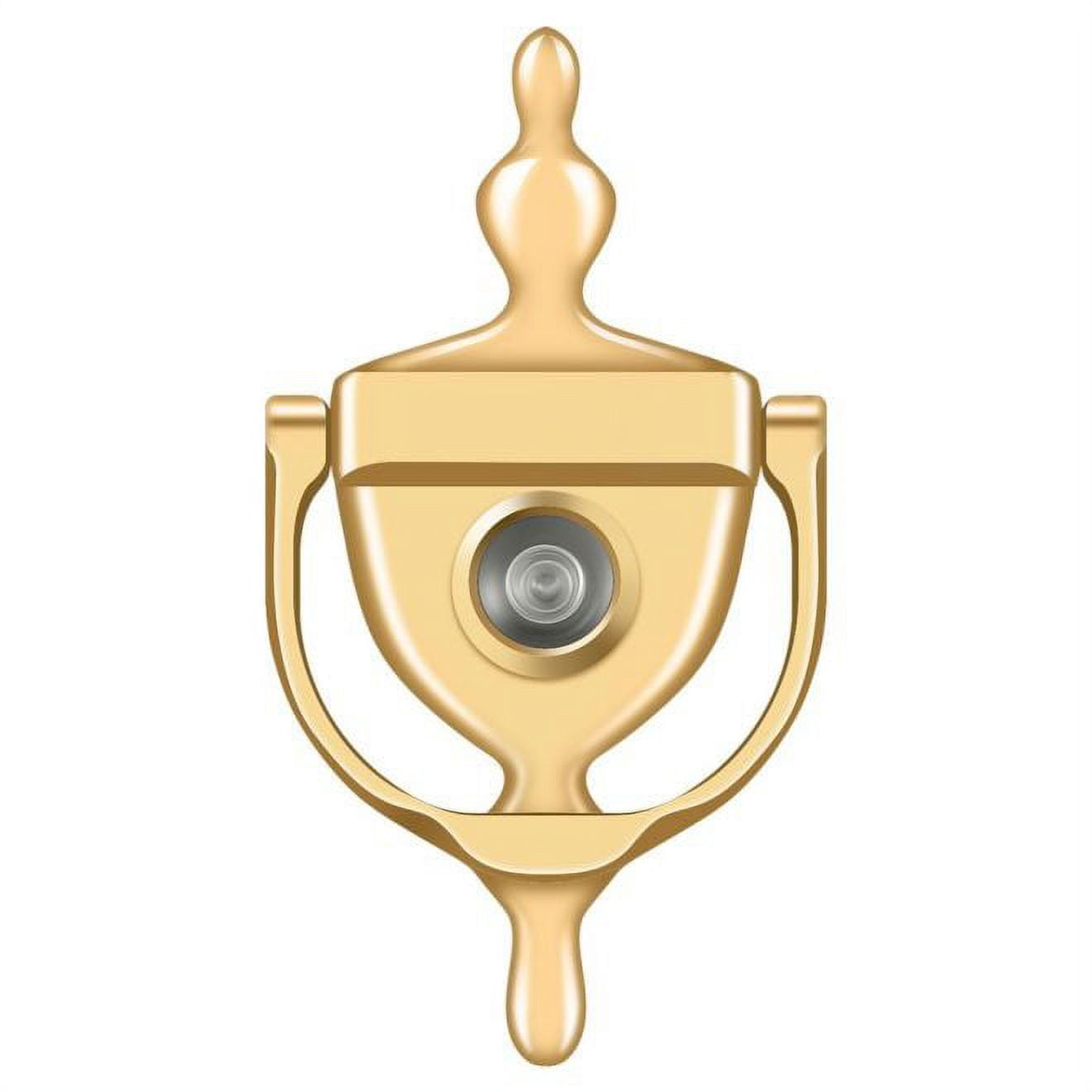 Deltana DKV630CR003 Door Knocker-Viewer; Lifetime Brass Finish ...