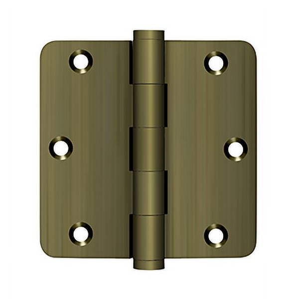 Deltana DSB35R45 3.5 x 3.5 x 0.25 in. Radius Hinges, Antique - Walmart.com