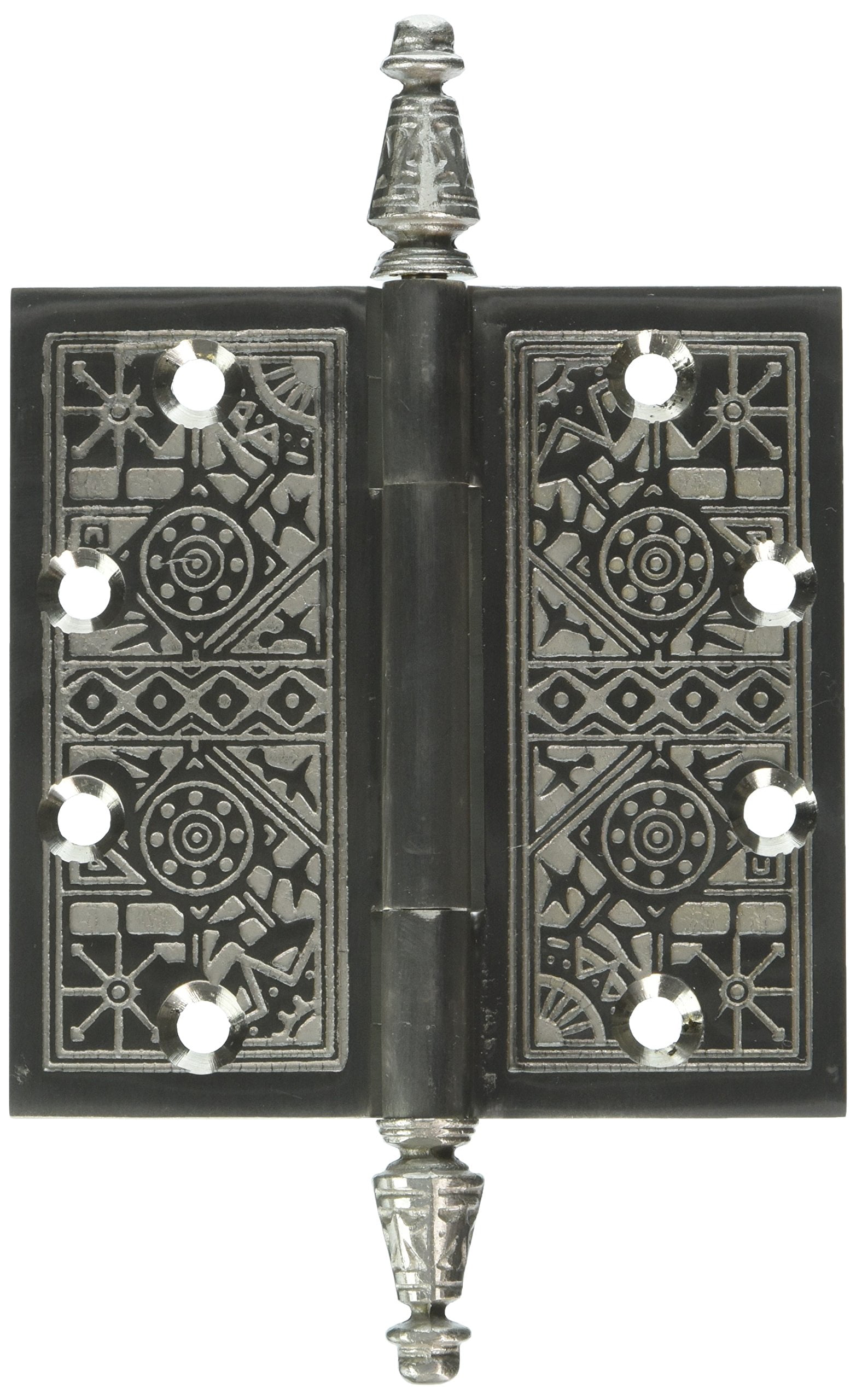 Deltana DSBP45U15 Solid Brass Ornate 4 1/2-Inch x 4 1/2-Inch Square ...