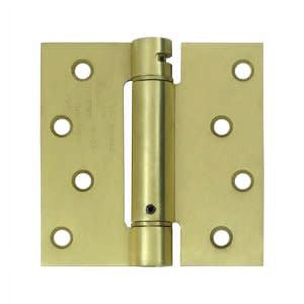 Deltana DSH44U4 4" x 4" Spring Hinge; Satin Brass Finish - Walmart.com
