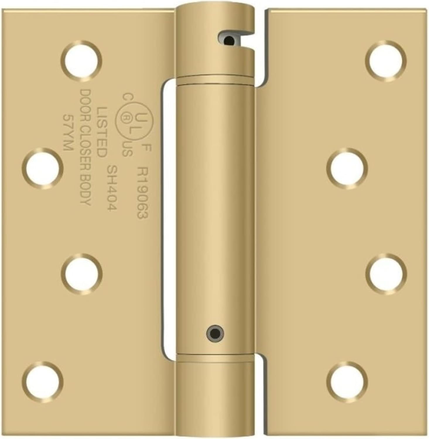 Deltana DSH44U4 Single Action Steel 4-Inch x 4-Inch Spring Hinge ...