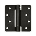 Deltana DSH4R410B 4" x 4" x 1/4" Spring Hinge; Oil Rubbed Bronze Finish ...