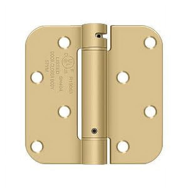 Deltana DSH4R54BM 4" x4" 5/8" Radius Spring Hinge Benchmark; Satin ...