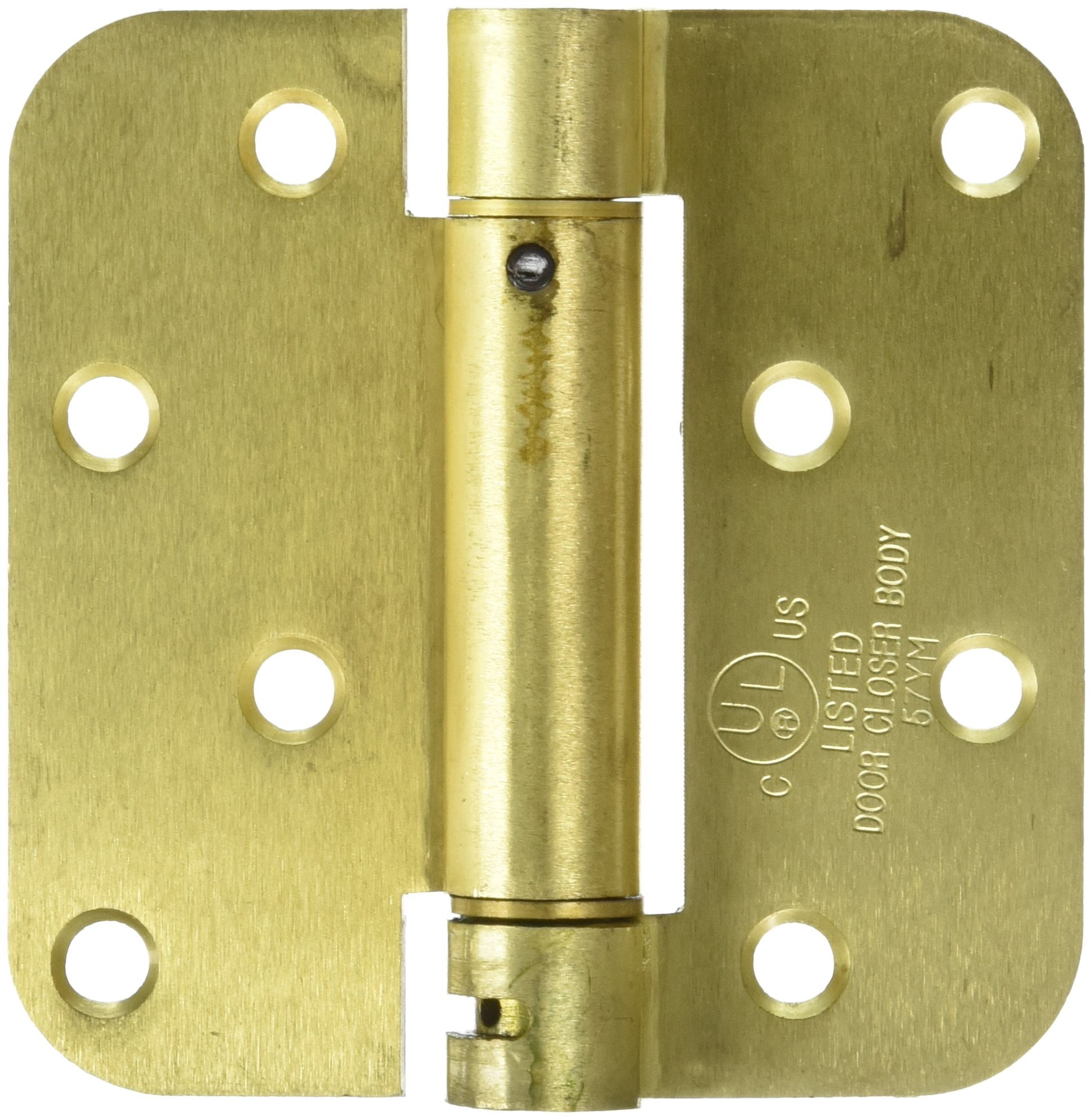 Deltana DSH4R54BM Single Action Steel 4-Inch x 4-Inch x 5/8-Inch Spring ...