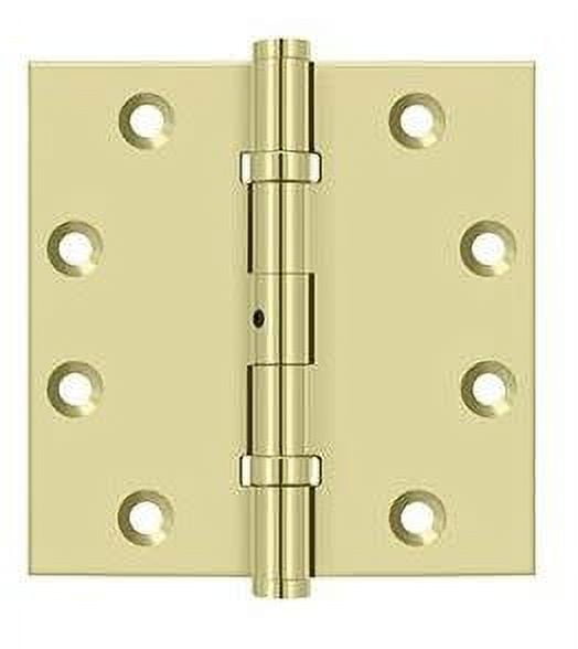 Deltana Dsb45nb Solid Brass 4-1/2 X 4-1/2 Ball Bearing Square Corner ...