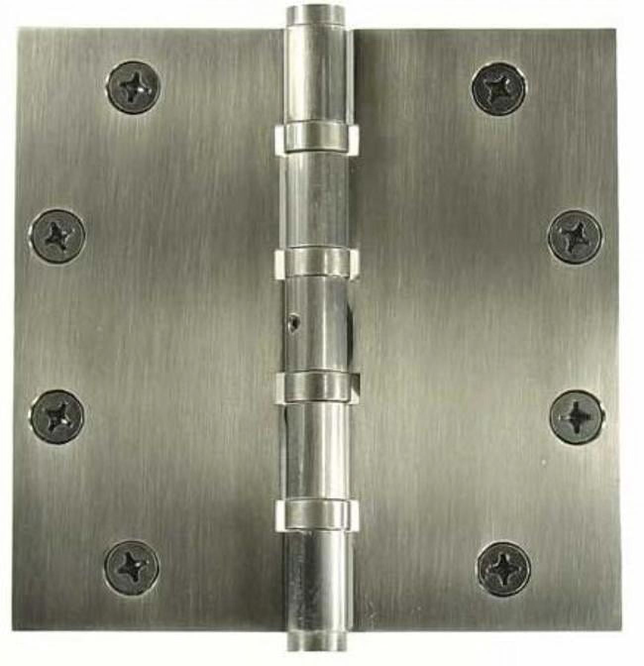 Deltana Dsb55nb 5" X 5" Solid Brass Square Corner Ball Bearing Mortise ...
