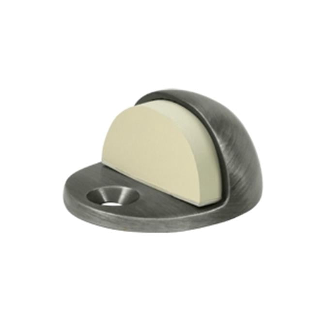 Deltana Dslp316 Solid Brass Low Profile Dome Door Stop - Nickel ...