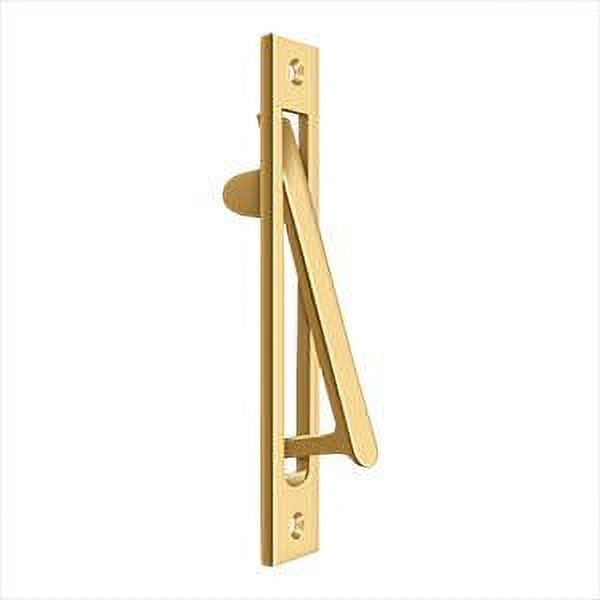 Deltana Ep6125 Heavy Duty Pocket Door Flush Edge Pull - Brass - Walmart.com