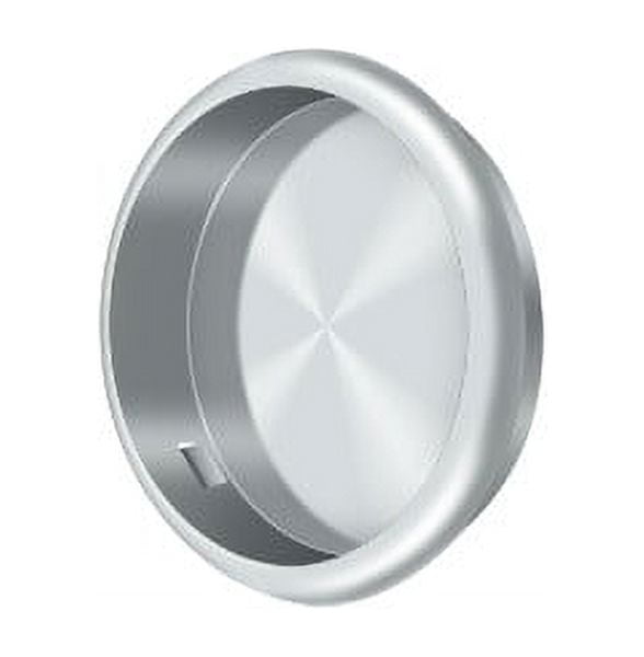 Deltana FP221RU26 Flush Pull; Round; 2-1/8" Diameter; Bright Chrome ...