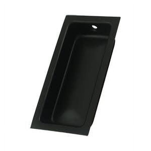Deltana FP227U19 Flush Pull; Large; 3-5/8" x 1-3/4" x 1/2"; Black ...