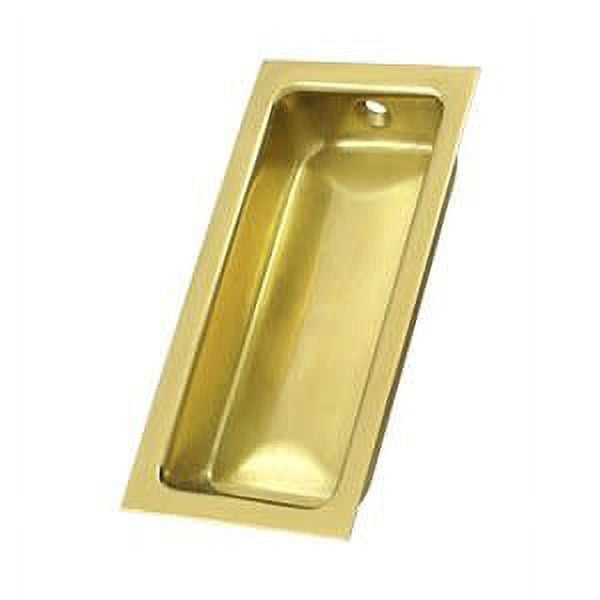 Deltana FP227U3 Flush Pull; Large; 3-5/8" x 1-3/4" x 1/2"; Bright Brass ...