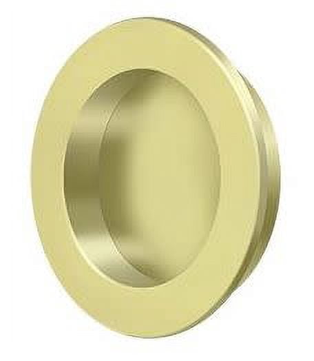 Deltana FP238U3 Flush Pull , Round, HD, 2-3/8", Solid Brass in Polished ...