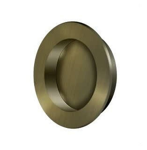 Deltana FP238U5 Flush Pull , Round, HD, 2-3/8", Solid Brass in Antique Brass - Walmart.com