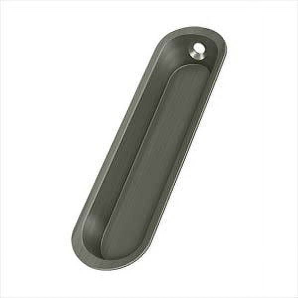 Deltana FP828U15A Flush Pull, 4" x 1" x 1/2" in Antique Nickel ...