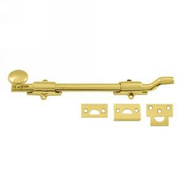 Deltana FPG10CR003 HD Solid Brass 10-Inch Surface Bolt with Off-Set - Walmart.com