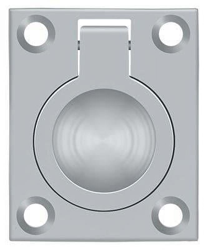 Deltana FRP175U26D Flush Ring Pull; 1-3/4" x 1-3/8"; Satin Chrome ...