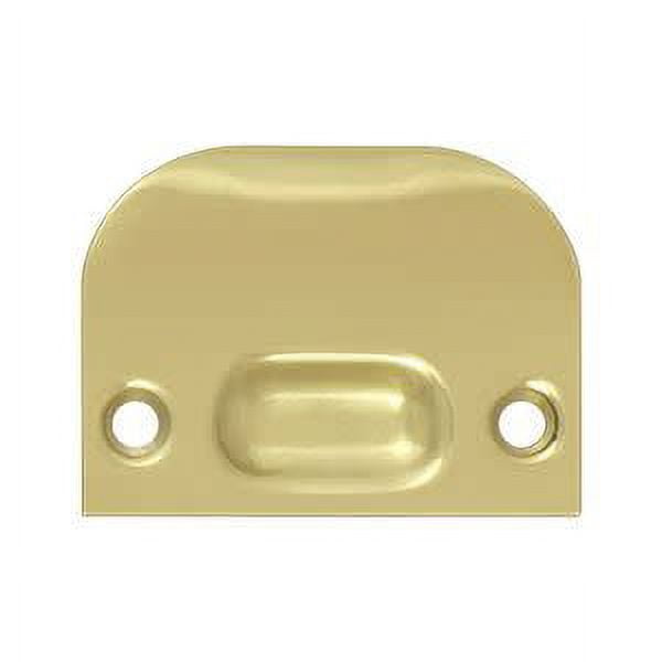 Deltana FLSP335 2-1/4" x 1-5/8" Full Lip Strike Plate, Polished Brass ...