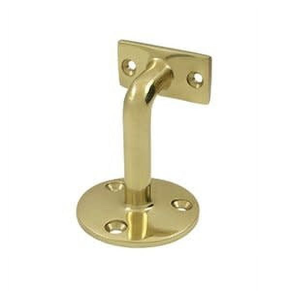 Deltana HRC253U3 Hand Rail Brackets; 3" Projection; Bright Brass Finish ...