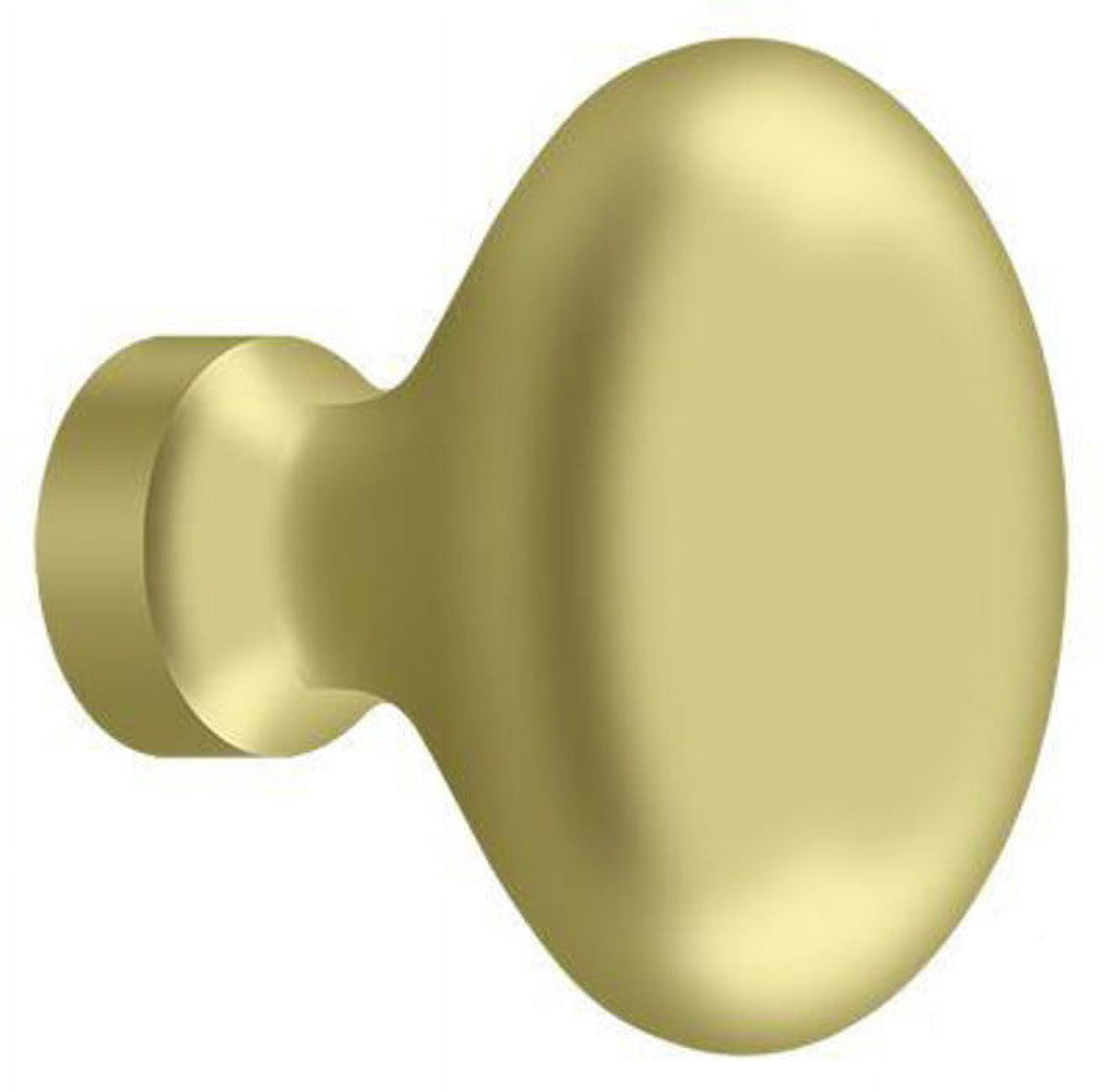 Deltana KE125U3 Knob, Oval/Egg Shape in Polished Brass - Walmart.com
