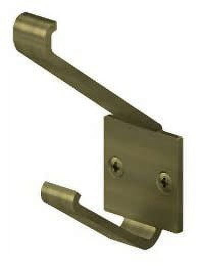 Deltana MH12U5 Modern Hook, 2-1/4" Projection in Antique Brass ...