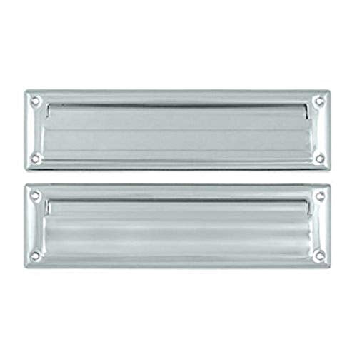 Deltana MS212U26 13 1/8-Inch Mail Slot with Solid Brass Interior Flap ...
