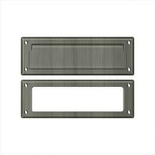 Deltana MS626U15A 8 7/8-Inch Mail Slot with Solid Brass Interior Frame ...