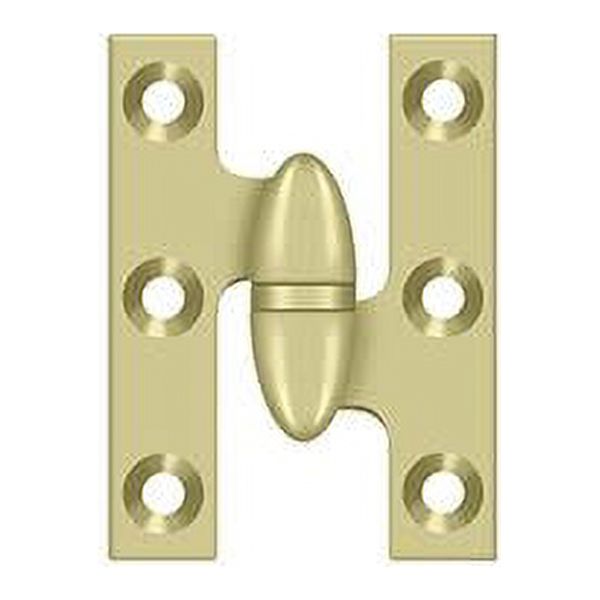 Deltana Ok2015-R 2" X 1-1/2" Solid Brass Right Hand Olive Knuckle Hinge ...