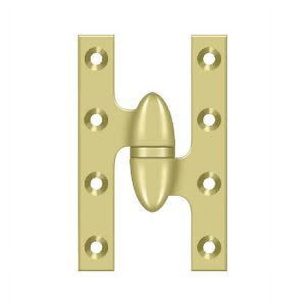 Deltana Ok5032b-R 5" X 3-1/4" Solid Brass Right Hand Olive Knuckle ...