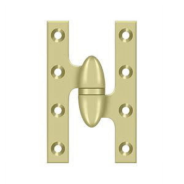 Deltana Ok5032b-R 5" X 3-1/4" Solid Brass Right Hand Olive Knuckle ...