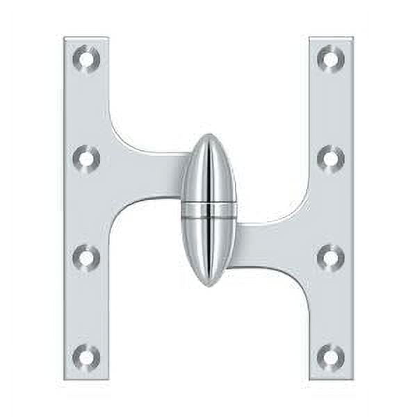 Deltana Ok6050b-R Solid Brass 6" X 5" Right Hand Olive Knuckle Hinge ...