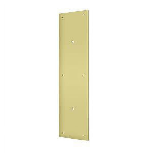 Deltana PPH3515U3 Push Plate 15" for 8" Door Pull in Polished Brass ...